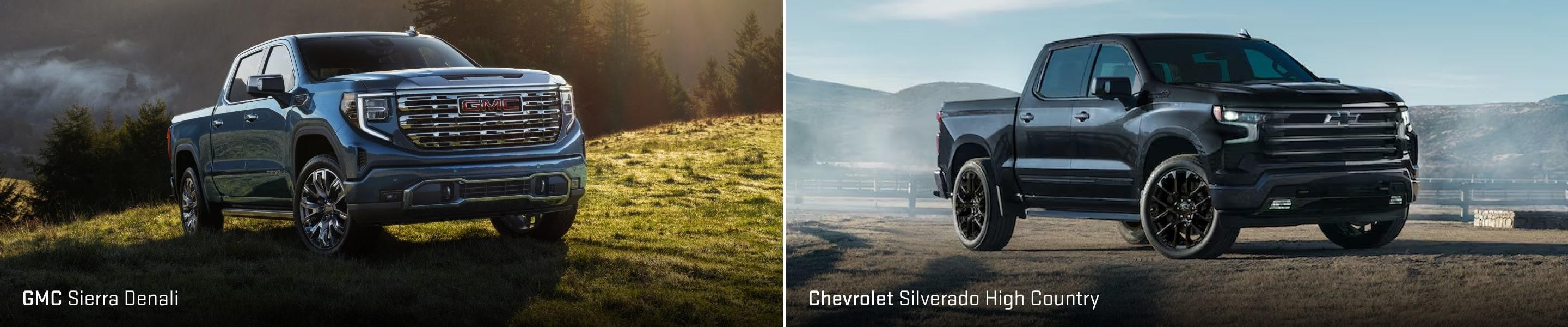 2025 Chevrolet Silverado High Country vs. GMC Sierra Denali
